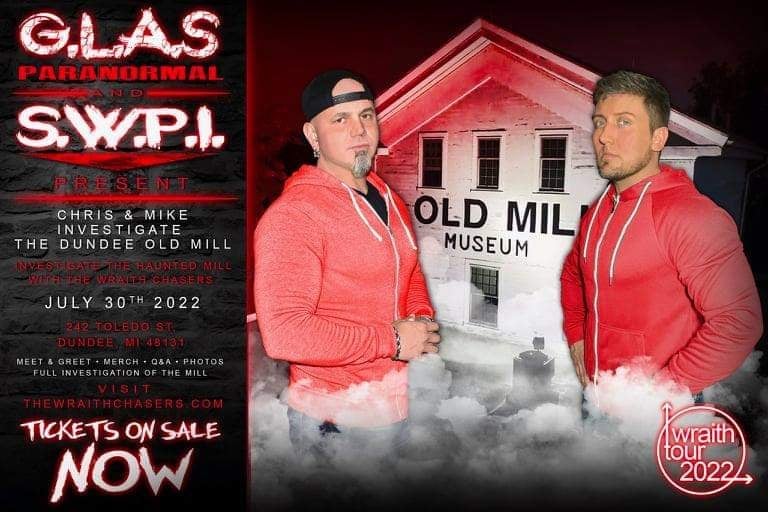 Tennessee Wraith Chasers at The Old Mill – Old Mill Museum Event Tickets